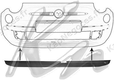 Carrosserie Pour FIAT 500 - FT012 07/15→ - Catalogue Kap Négoces