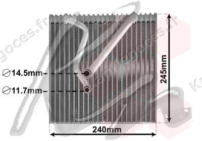 Radiateurs / Climatisation Pour AUDI A3 -5 PTES - AD043 09/04→04/08 ...