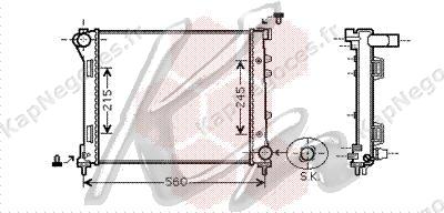 Radiateurs / Climatisation Pour FIAT 500 - FT010 05/07→06/15 ...