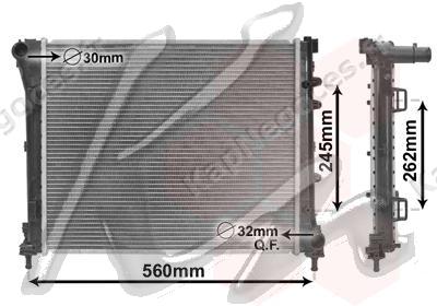 Radiateurs / Climatisation Pour FIAT 500 - FT010 05/07→06/15 ...