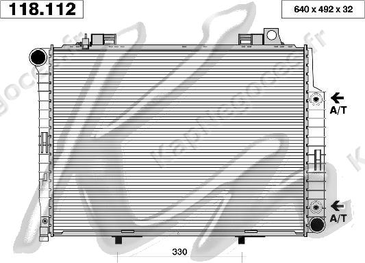 Radiateurs / Climatisation Pour MERCEDES CLASSE E - W210 - ME081 10/99→ ...