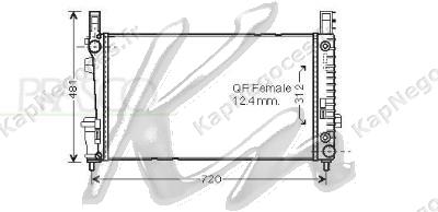 Radiateurs / Climatisation Pour MERCEDES CLASSE B - W245 - ME041 01/09→ ...