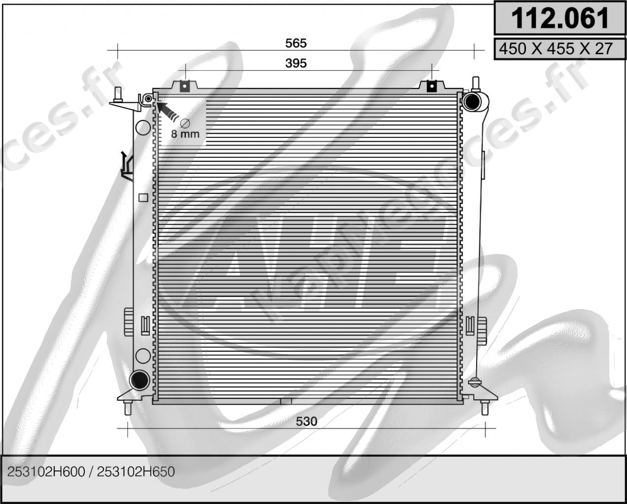 Radiateurs / Climatisation Pour HYUNDAI I-30 - HY248 07/07→06/10 ...